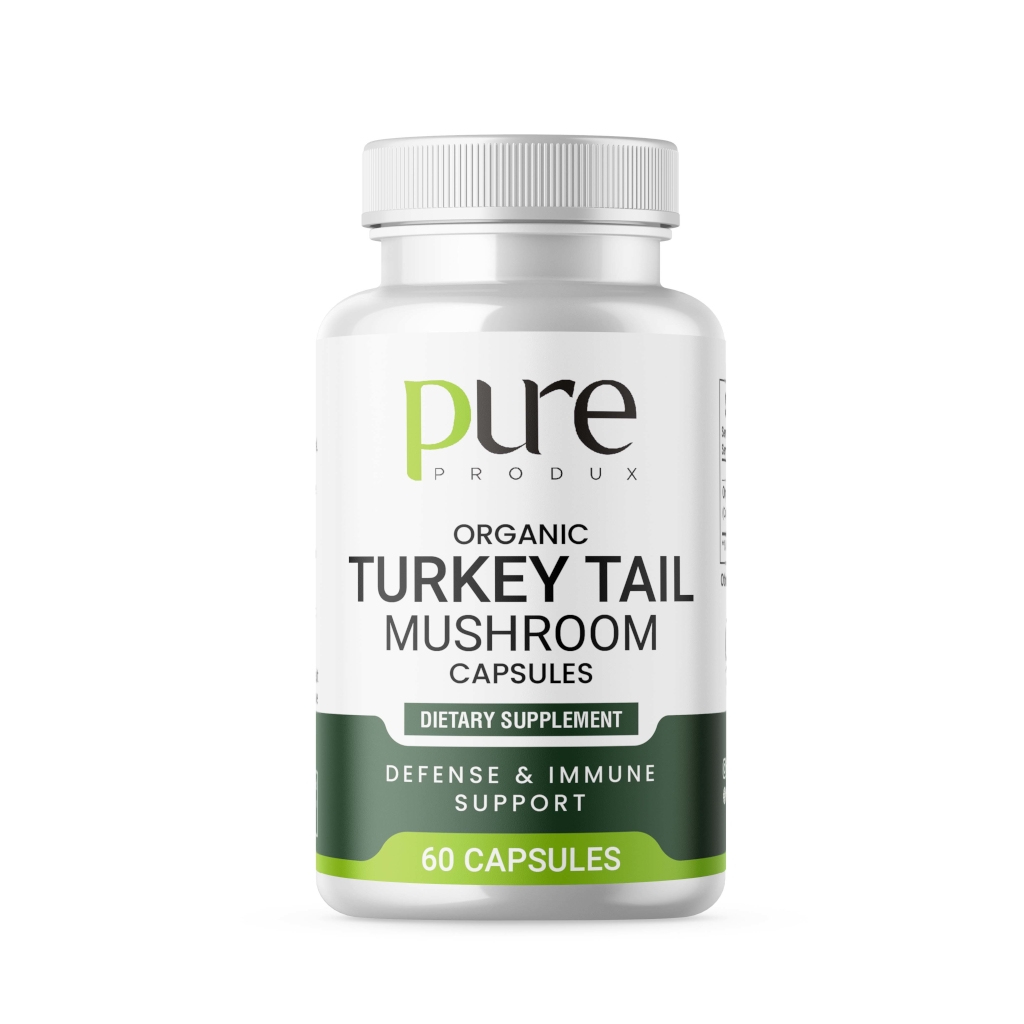 Turkey Tail Vegan Capsules | 1000mg | 30 day supply - Pure Produx